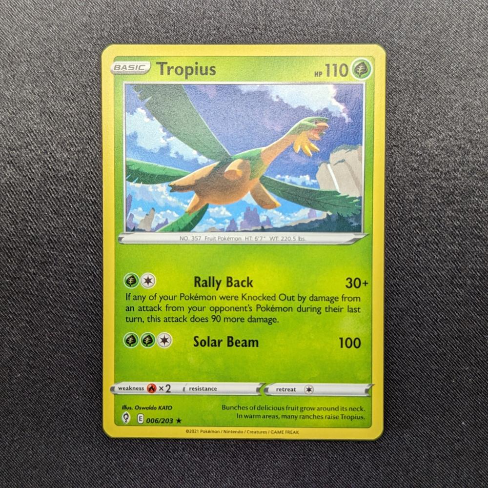 Tropius – 006/203 – Equinox Cards