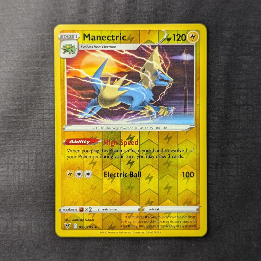 Manectric – 052/185 – Reverse Holo – Equinox Cards